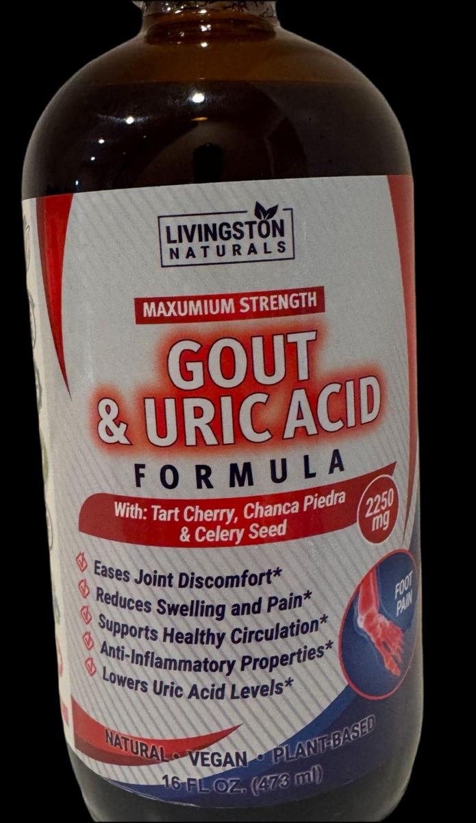 Gout & Uric Acid Formula – Black and Nobel