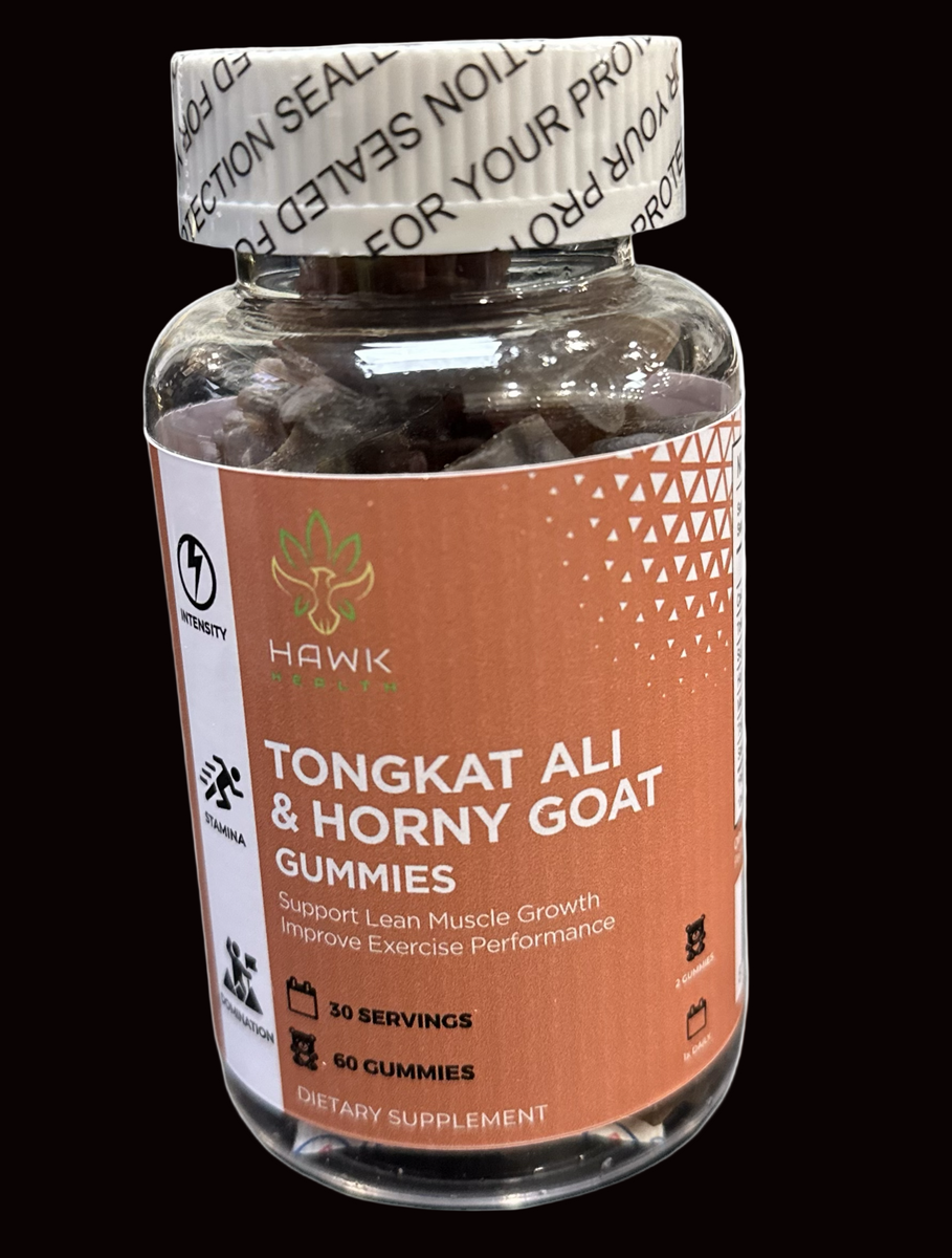 Tongkat Ali and Horny Goat Gummies – Black and Nobel