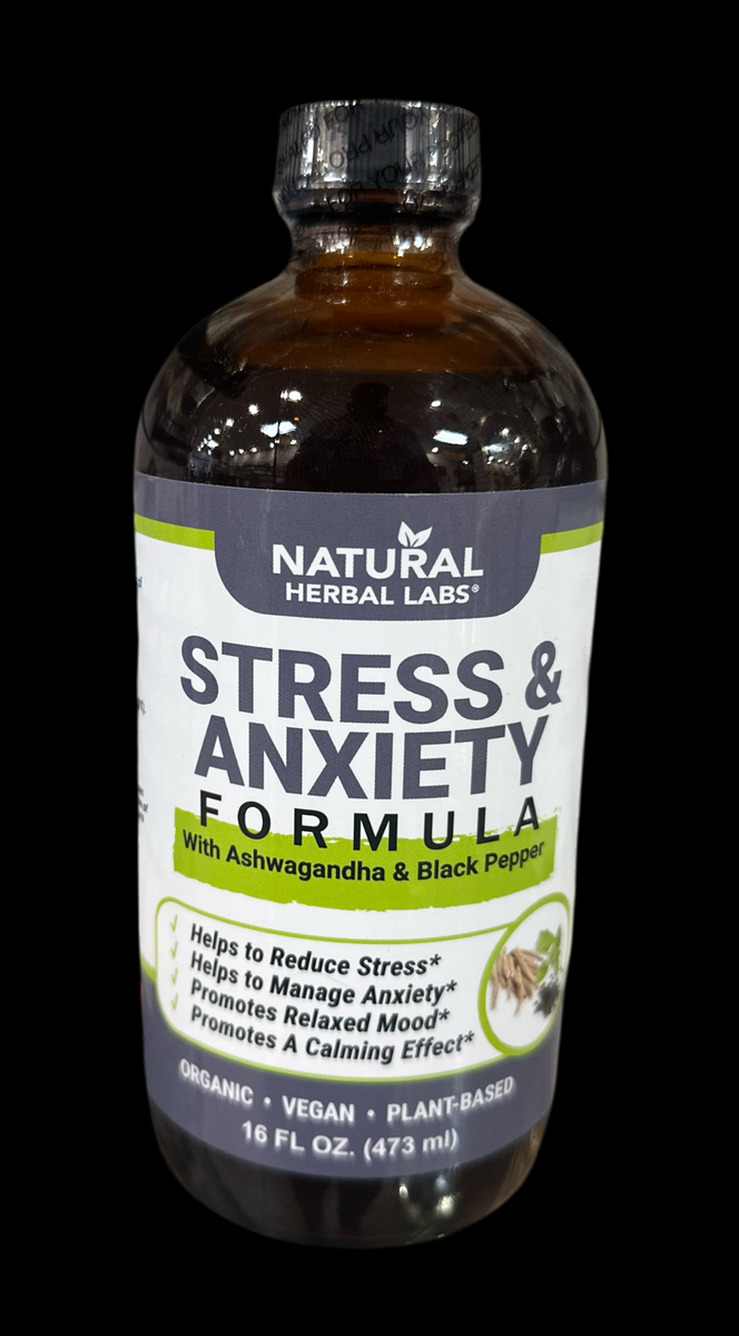 Stress and Anxiety Formula – Black and Nobel