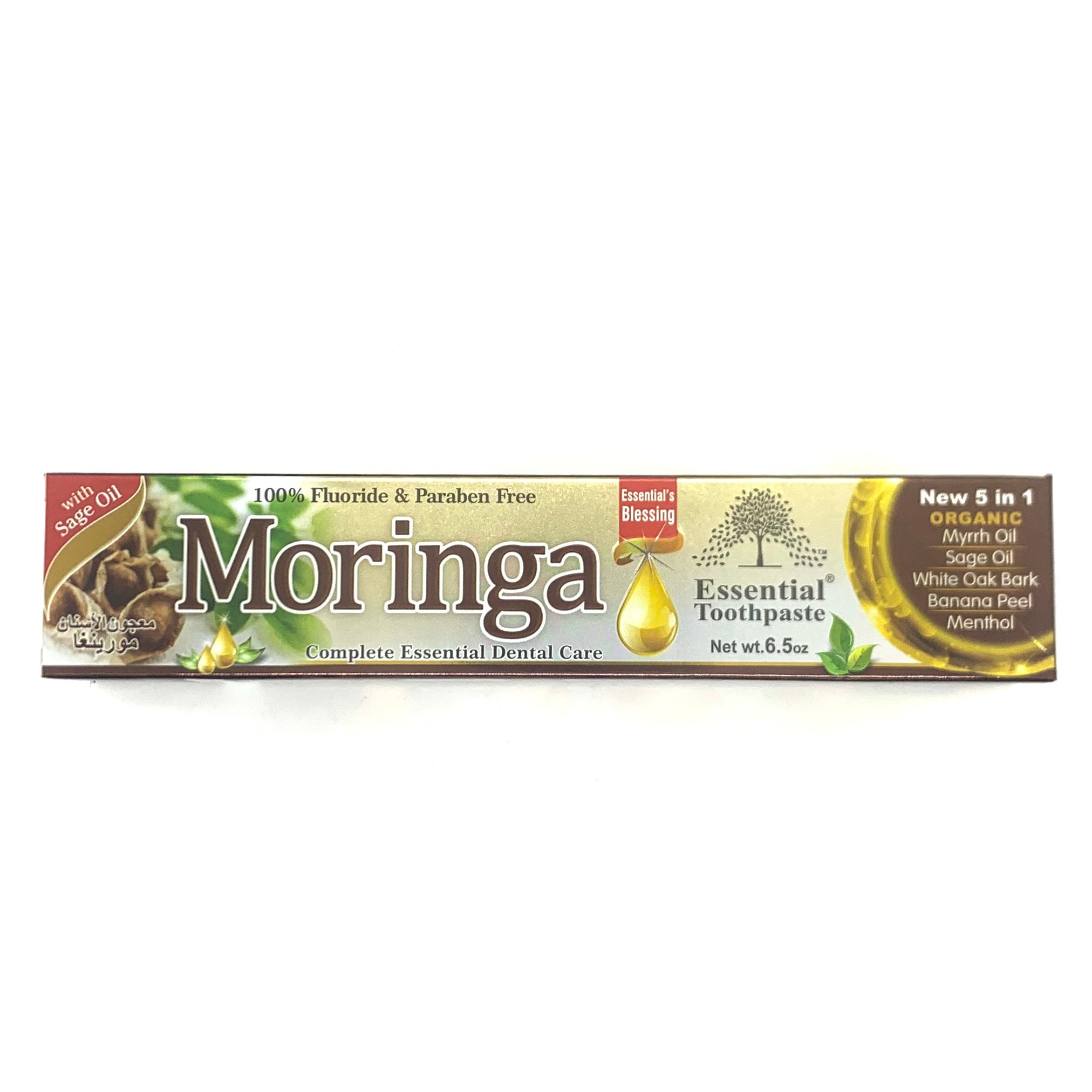 Moringa Toothpaste – Black and Nobel