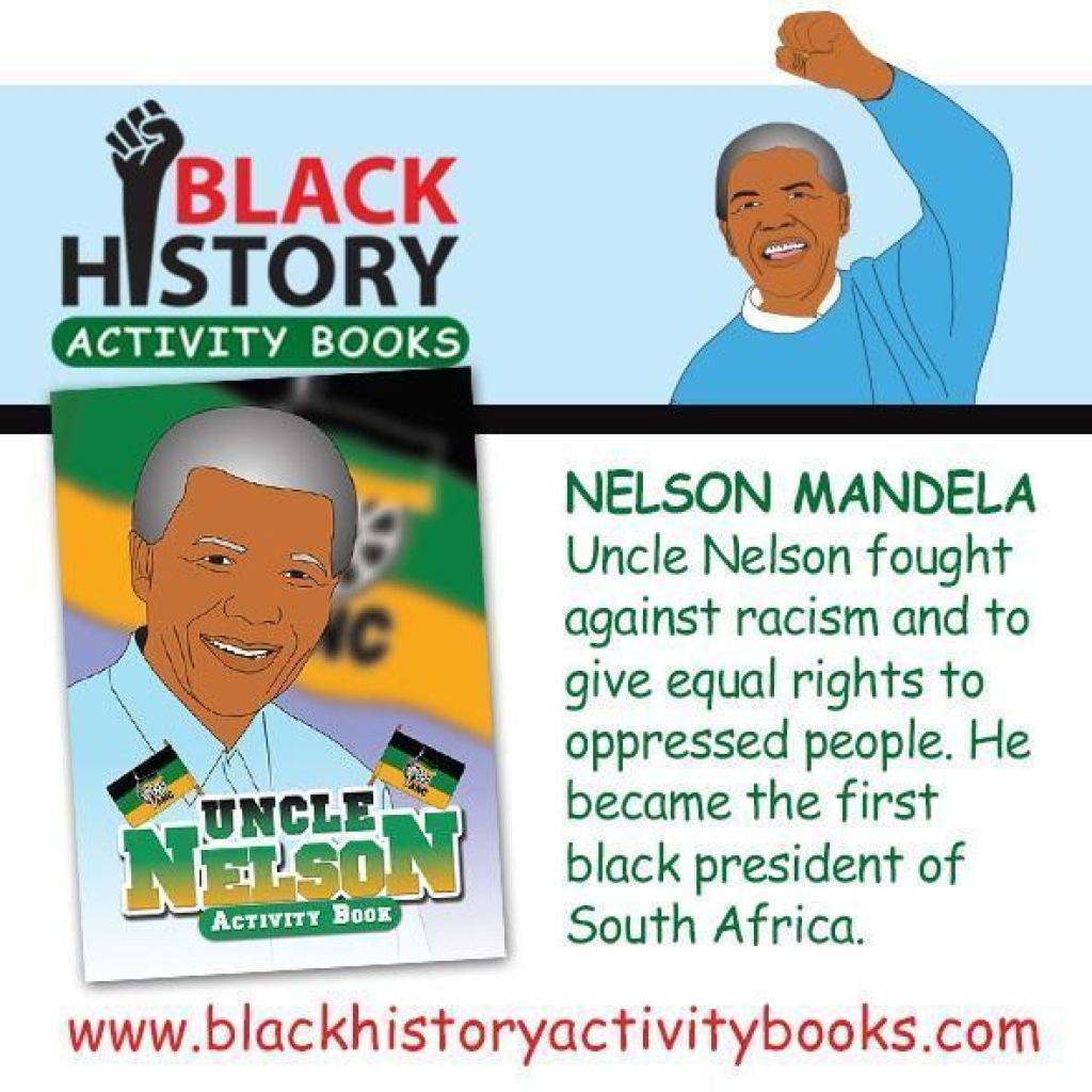 Uncle Nelson Activity Book – Black and Nobel